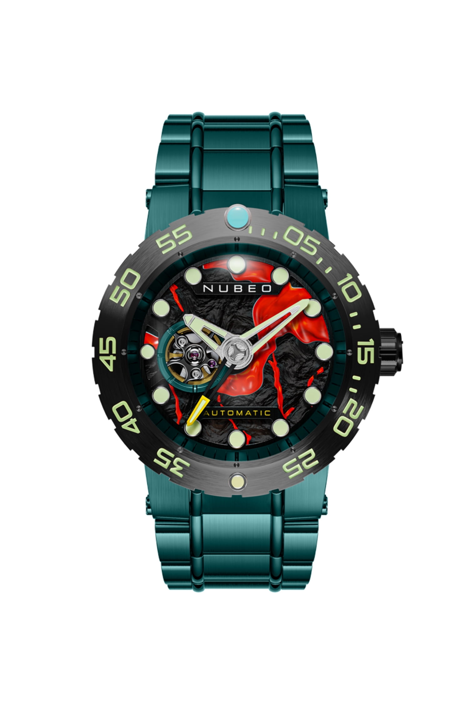 Nubeo Opportunity Stainless Steel 48mm Japanese Automatic Wristwatch NB ...