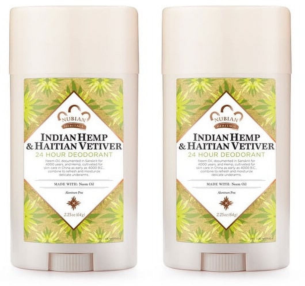 Nubian Heritage - 24 Hour Natural Deodorant Indian Hemp & Haitian ...