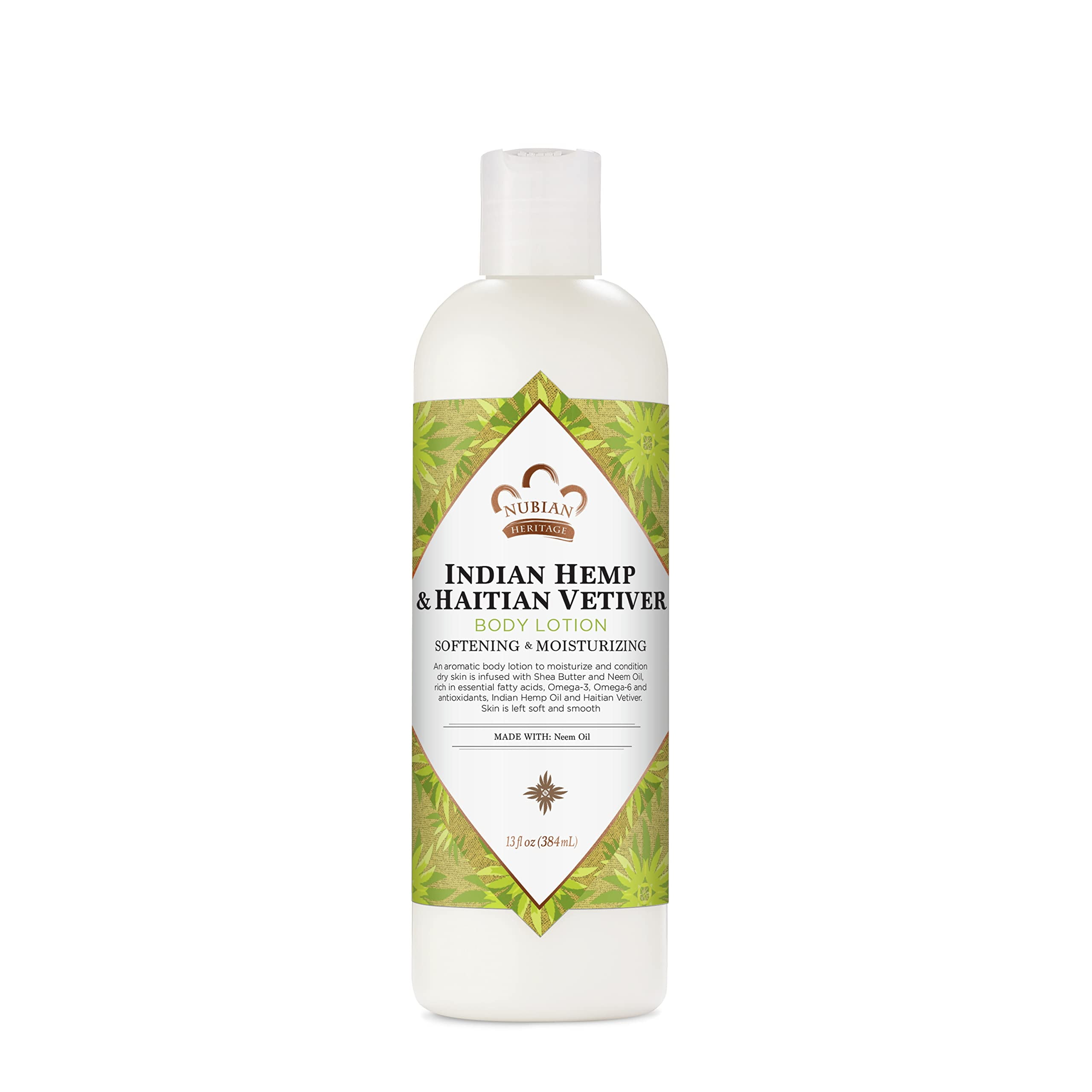 Nubian Heritage Body Lotion Indian Hemp & Haitian Vetiver For All Skin ...