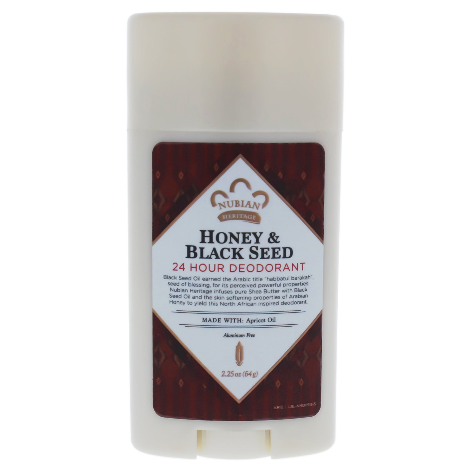 Nubian Heritage Honey Black Seed Deodorant, 2.25 oz - Walmart.com