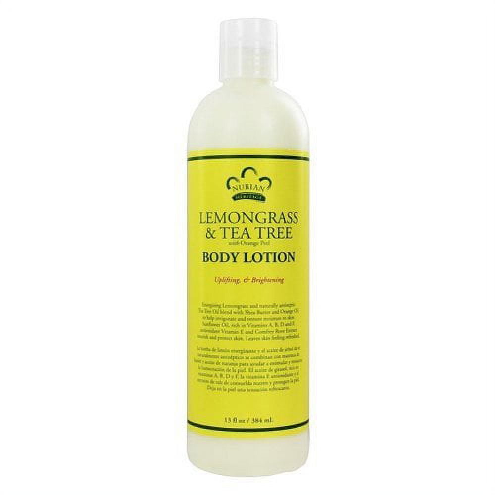 Nubian Heritage Lotion Lemongrass And Tea Tree 13 Oz