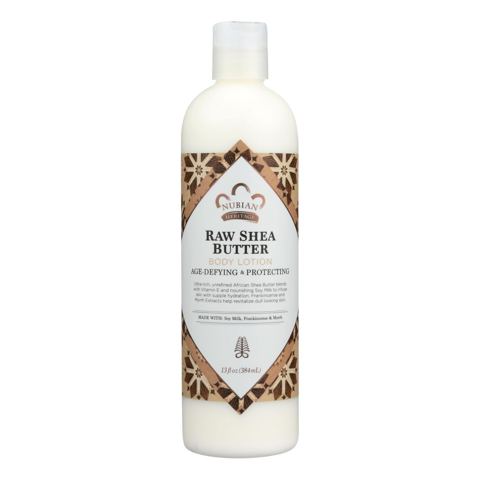 Nubian Heritage Lotion Raw Shea and Myrrh - 13 oz - Walmart.com
