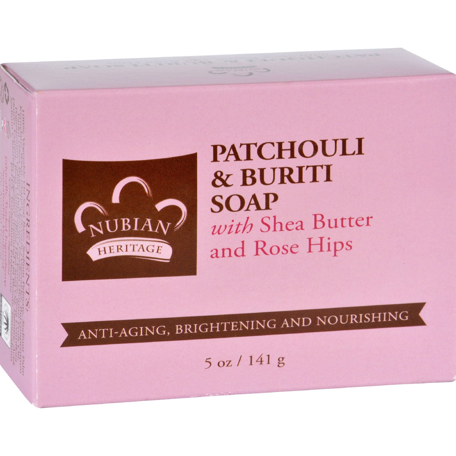 Nubian Heritage Patchouli and Buriti Bar Soap, 5 Ounce - Walmart.com