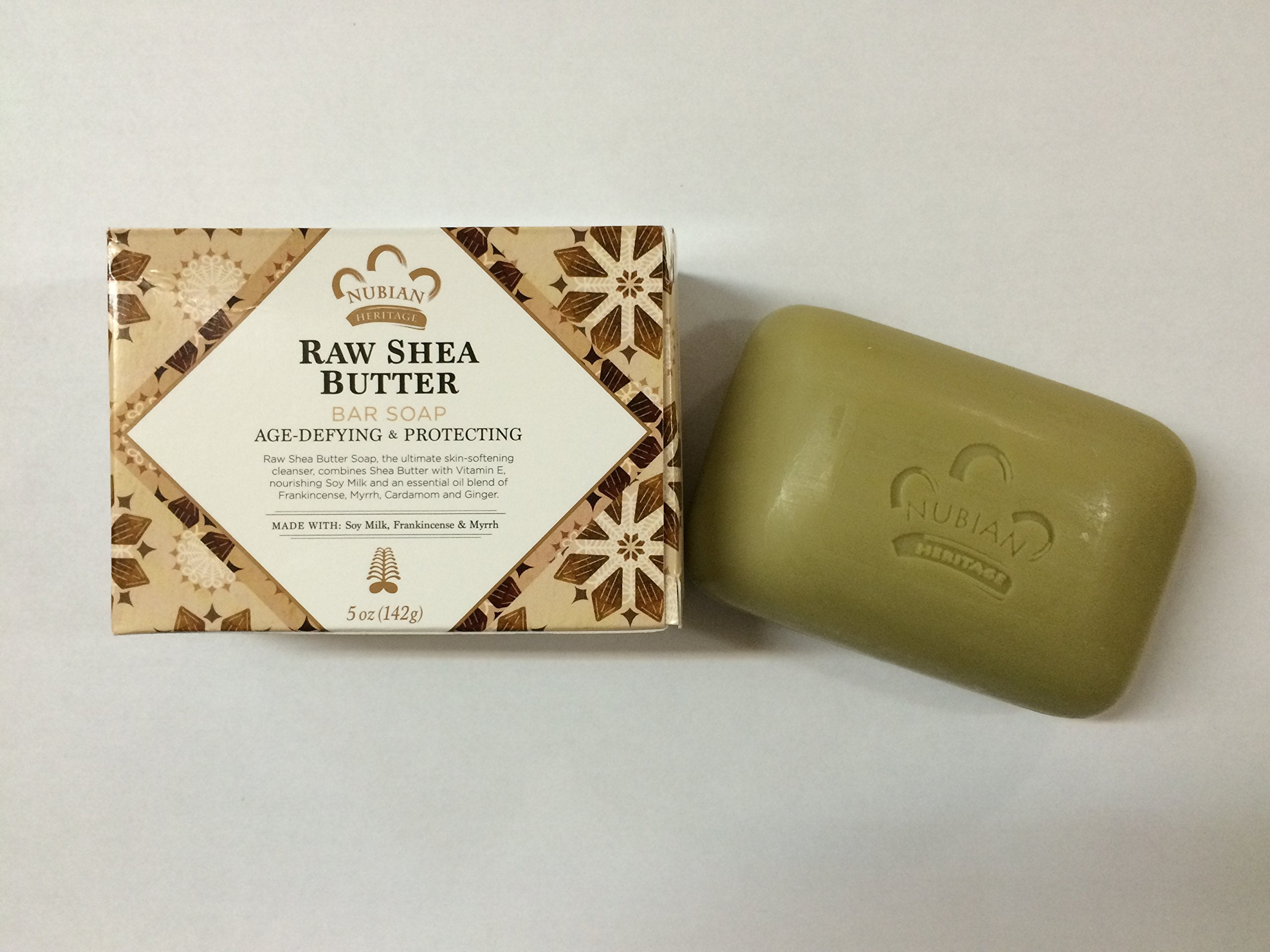Nubian Heritage Raw Shea Butter Bar Soap 5 Oz - Pack Of 12 - Walmart.com