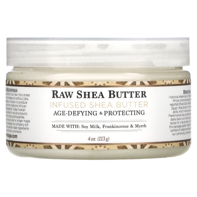 Nubian Heritage, Raw Shea Butter, Infused Shea Butter, 4 oz (113 g ...