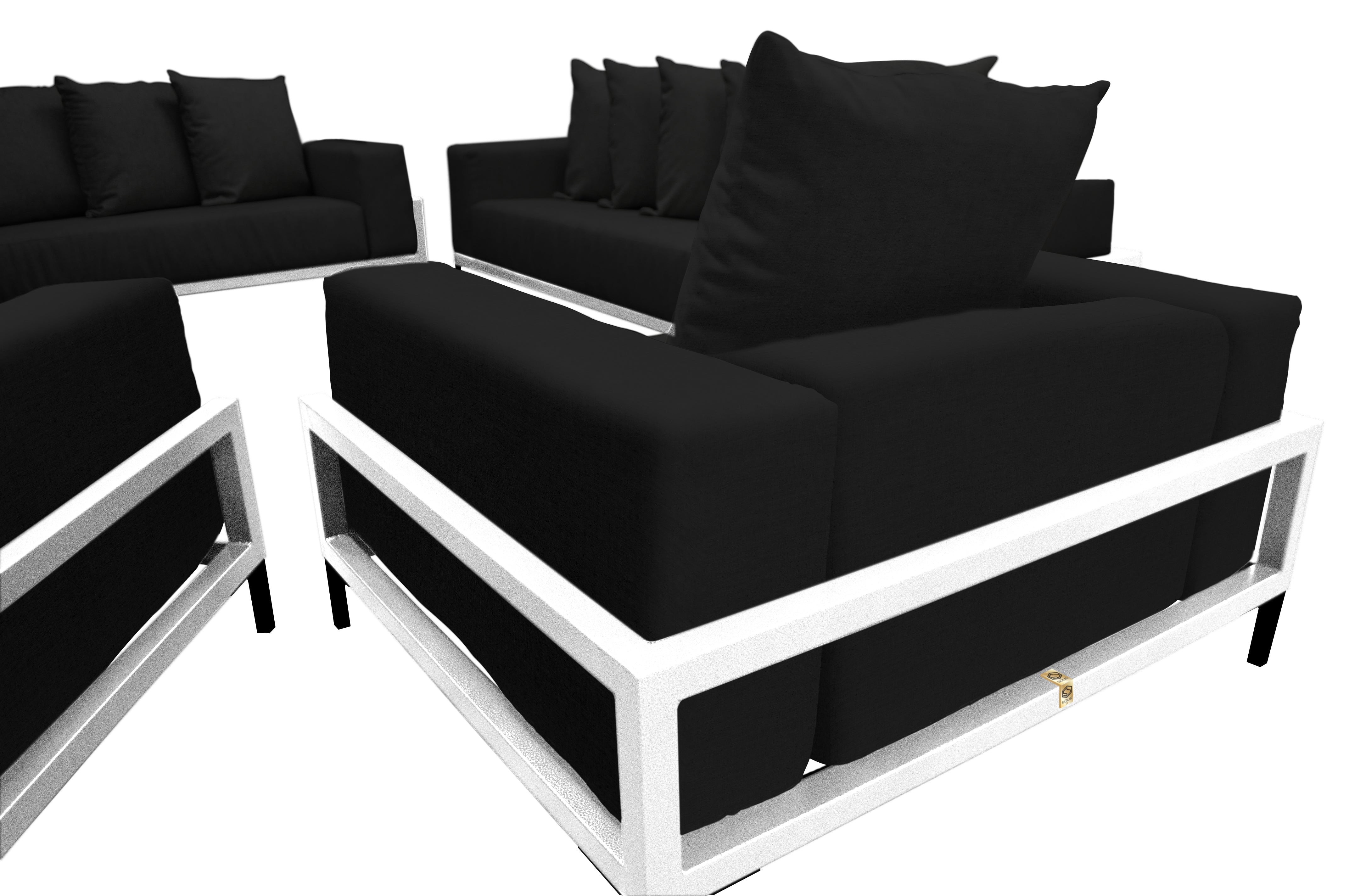 Nubis Outdoor 3-Piece Sofa, Loveseat, and Chair Set - Walmart.com