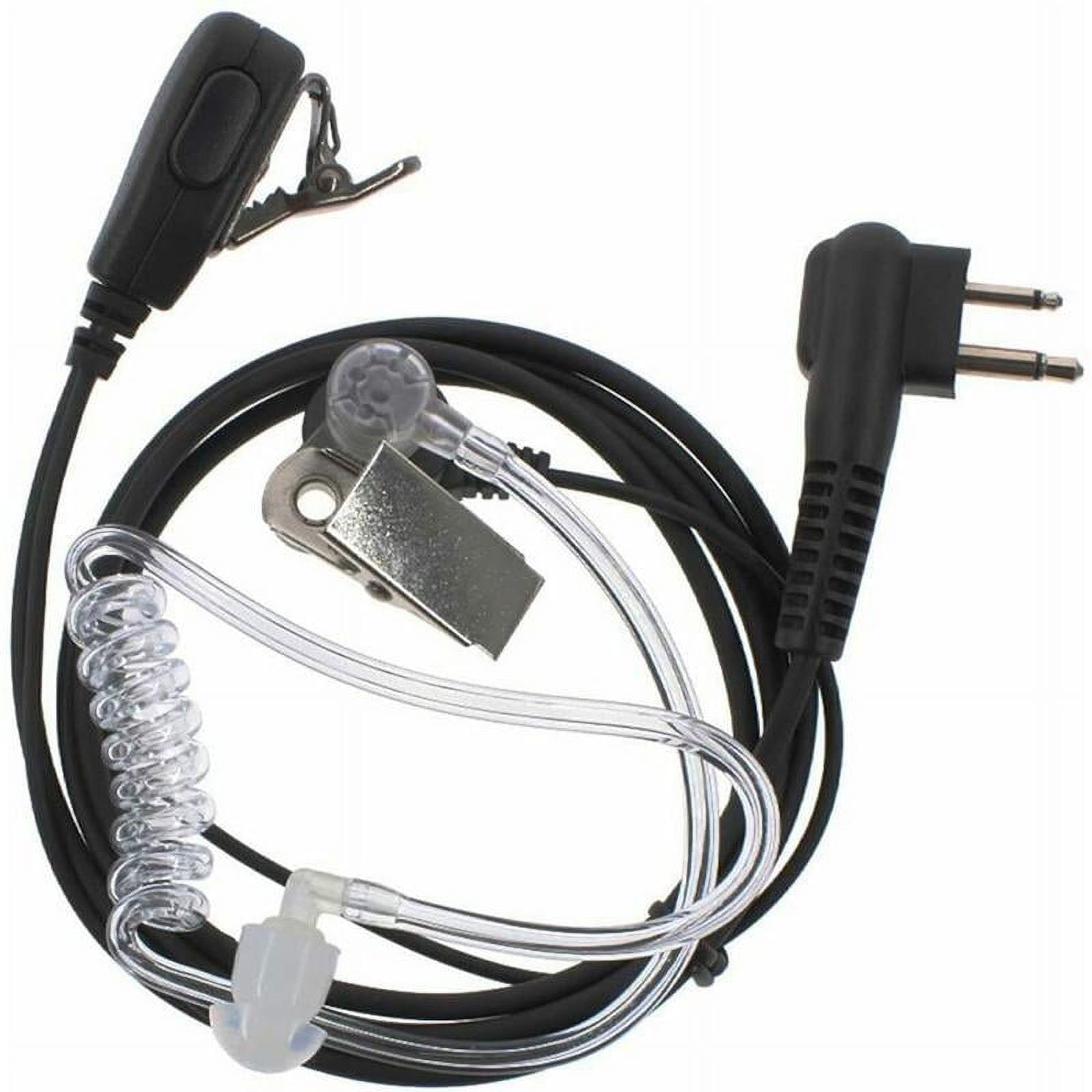 Nuboxa 2 Pin Security air Tube Headset Covert Earpiece Mic Talkie For ...