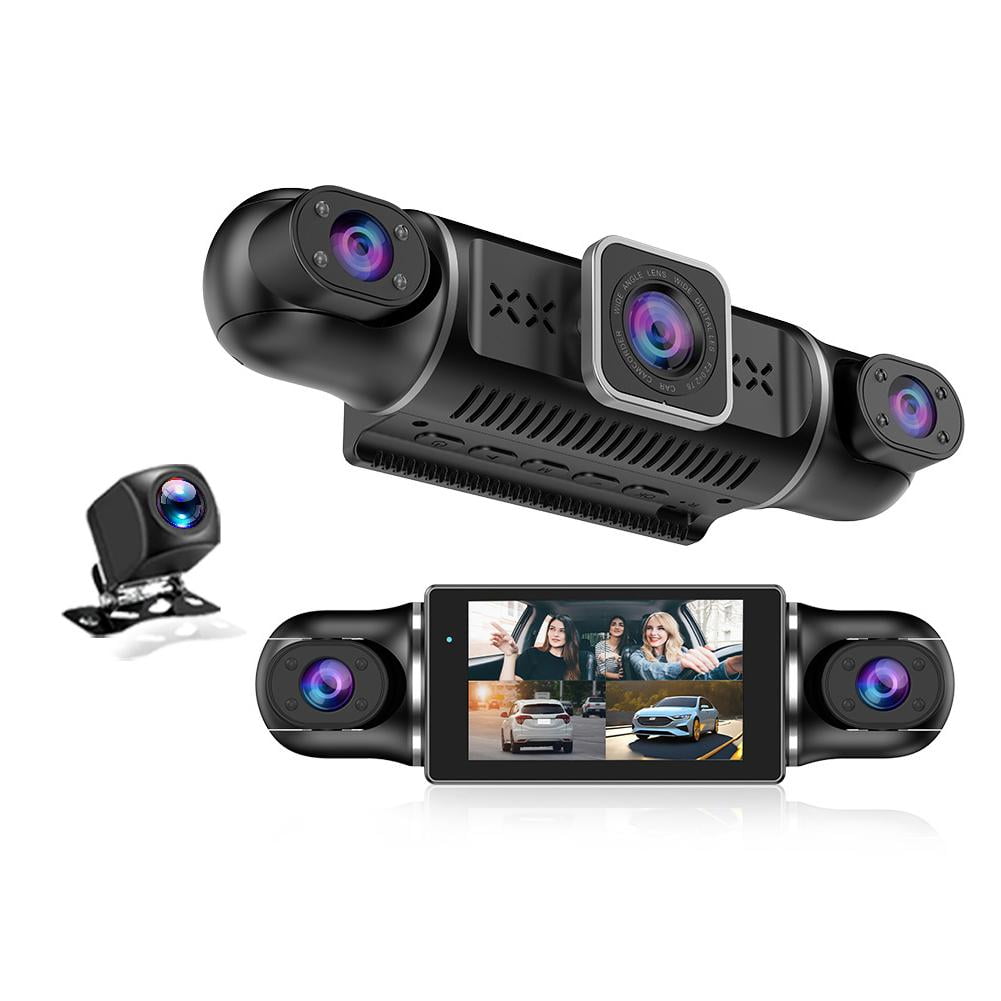 Nuboxa 4 Channel Dash Cam 360 Dash Camera HD 1080P 4 Lens Driving ...
