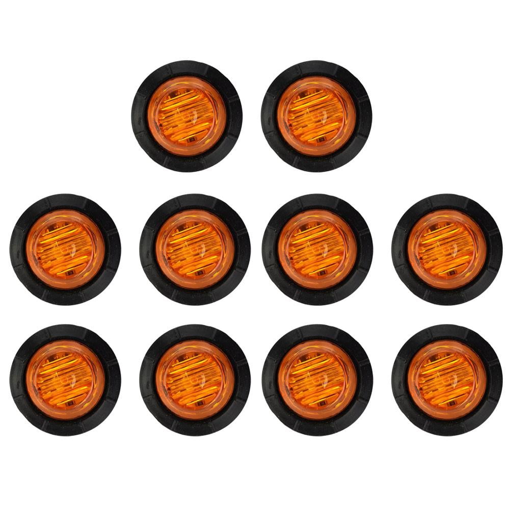 Nuboxa MUMQAQ Led Trailer Lights, Trailer Marker Lights, 3/4 in' Round ...