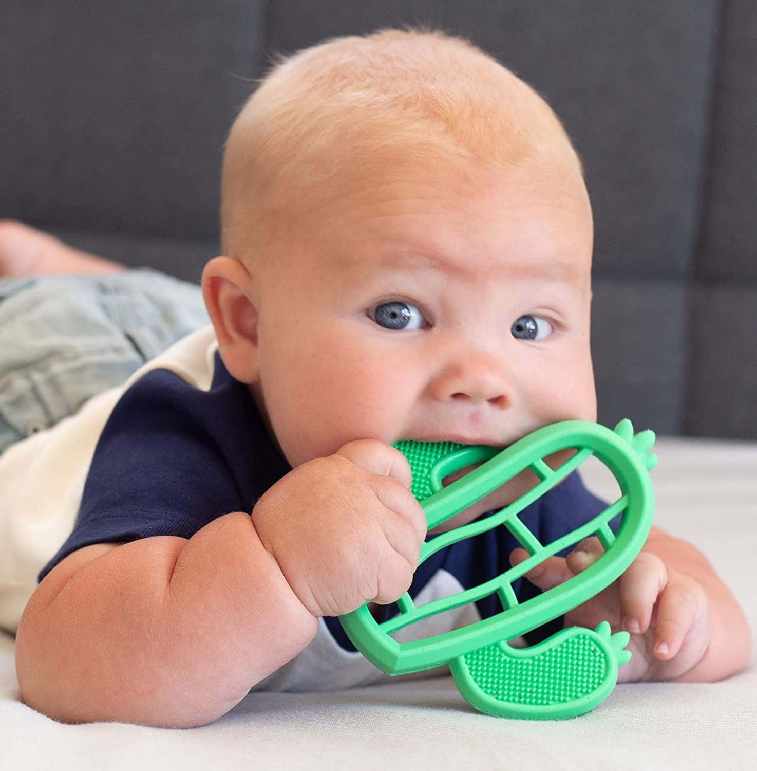 Nuby 100% Soft Silicone Teether with Massaging Bristles: 3M+ Characters ...