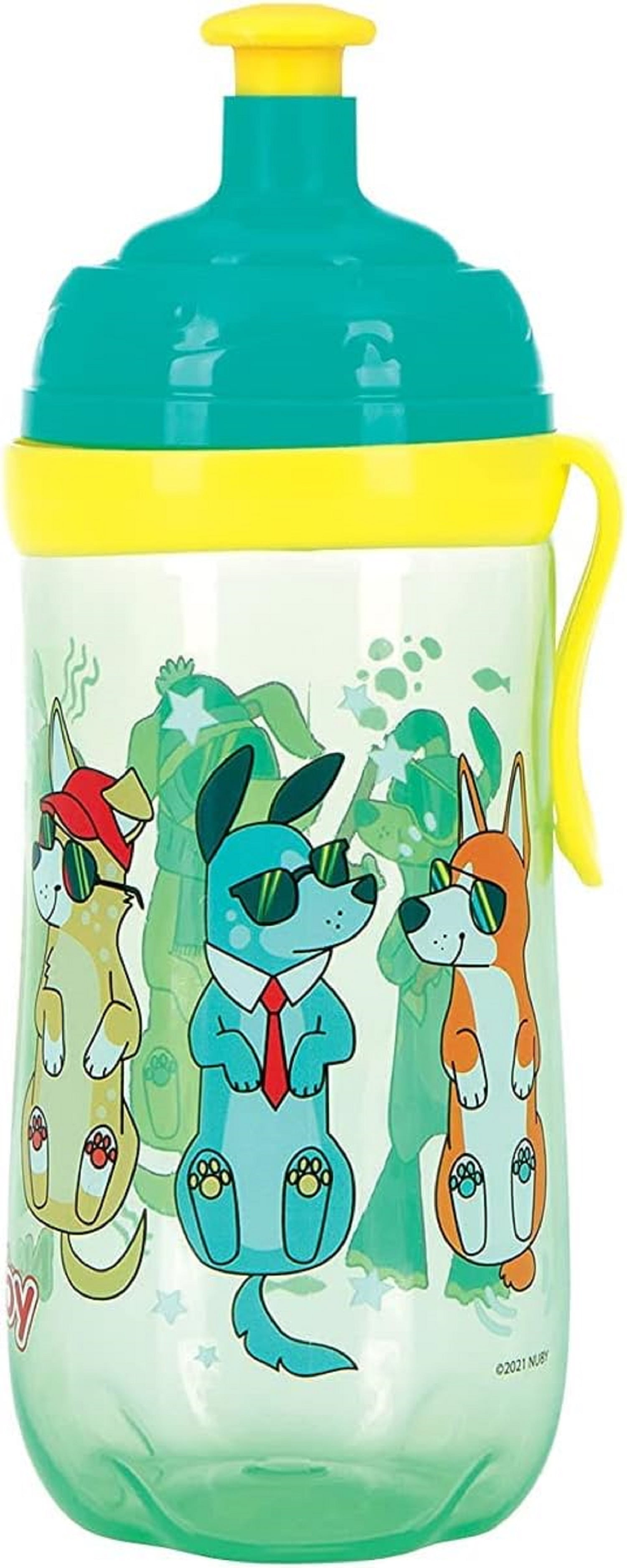 Nuby 2-Stage Busy Sipper Cup with No-Spill Silicone Spout and Free-Flow ...