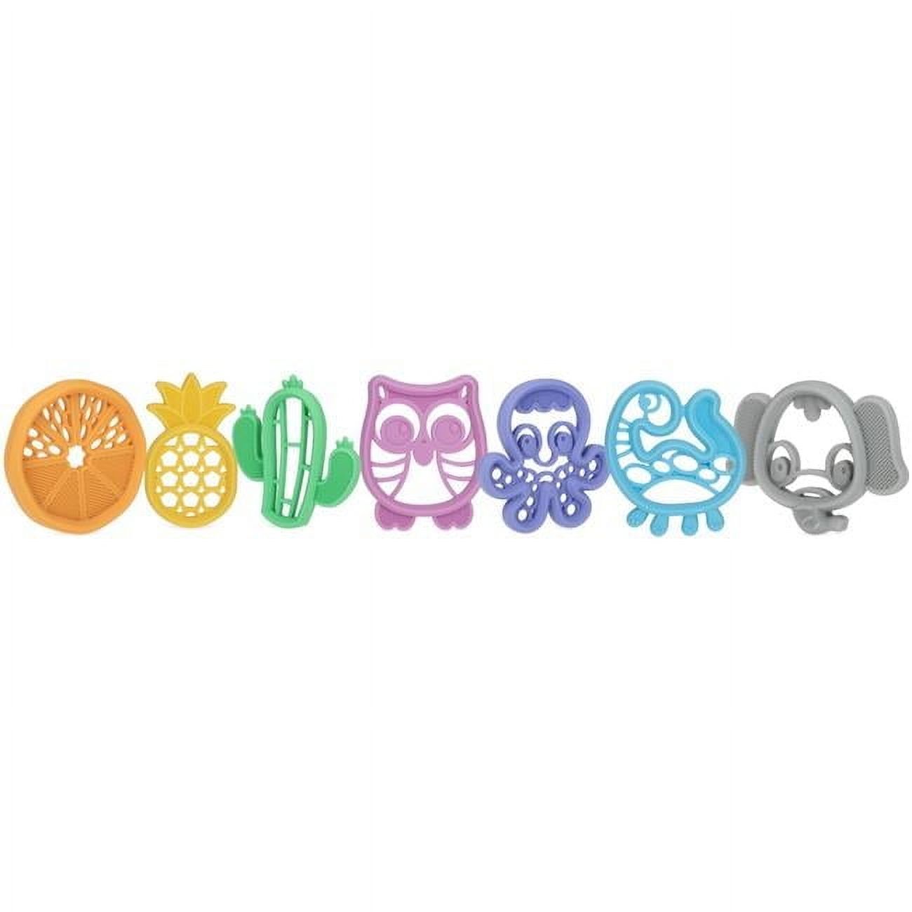 Nuby 2364772 Nuby Silicone Teether with Massaging Bristles, 3 Month ...