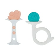 Nuby 3pk Silicone Veggie Teethers with Corn, Carrot, and Pea - Walmart.com