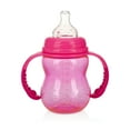 Nuby 3 Stage Grow with Me Bottle to Cup 8oz Pink - Walmart.com
