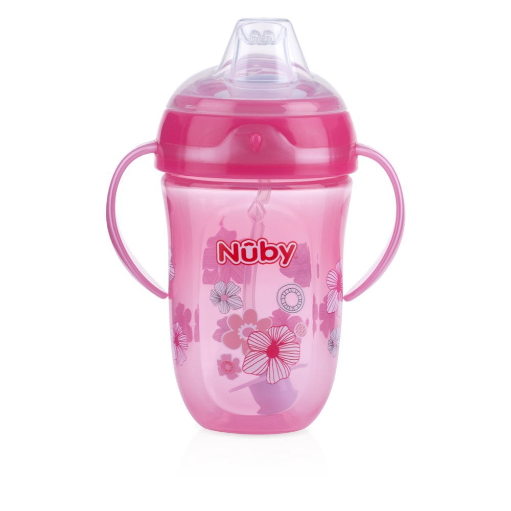 Nuby 360 2 Handle Comfort Cup, Girl, 9 Ounce ( Color may vary ...