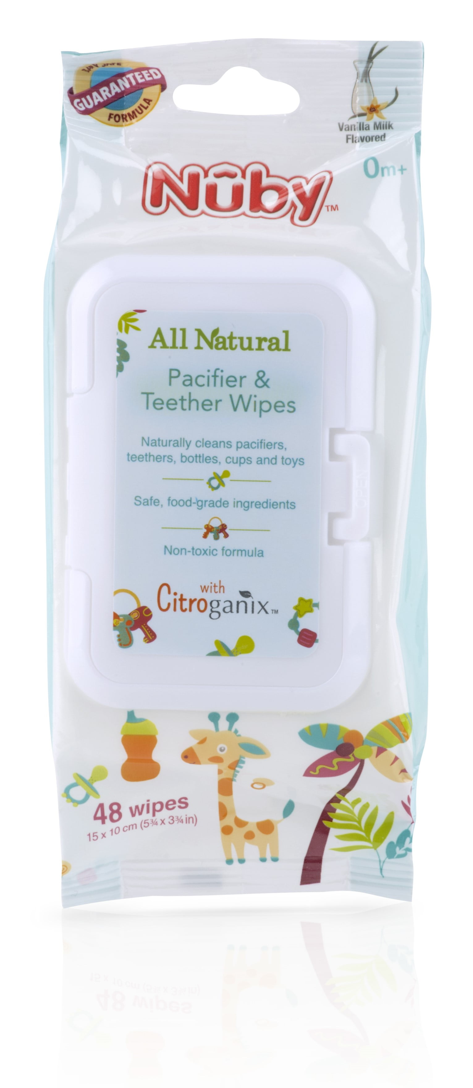 Nuby All Natural Pacifier & Teether Wipes - 48 Count - Walmart.com