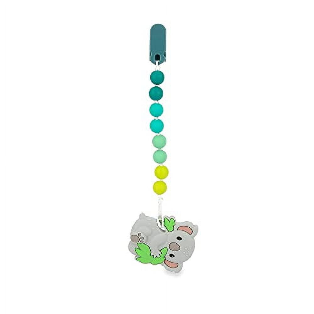 Nuby All Silicone Teether with Bonus Silicone Pacifinder with Clip - 3 ...