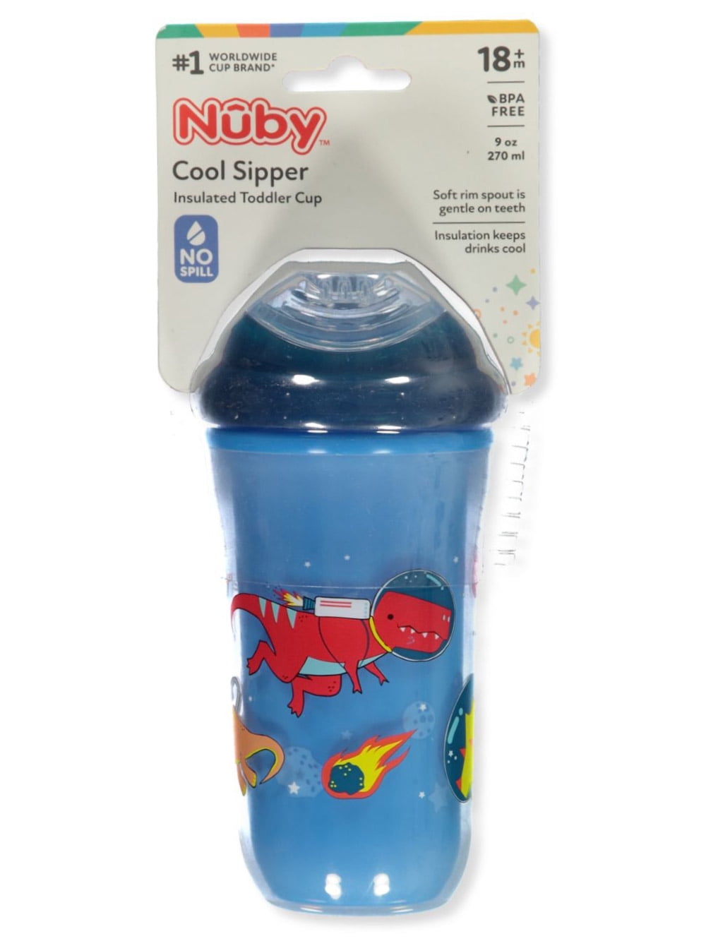 Nuby Baby Cool Sipper Insulated Toddler Cup - royal blue, one size - Walmart.com