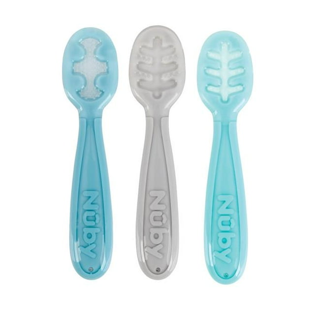 Nuby Baby's First Spoons Feeding Utensils for Babies, 3 Count - Walmart.com