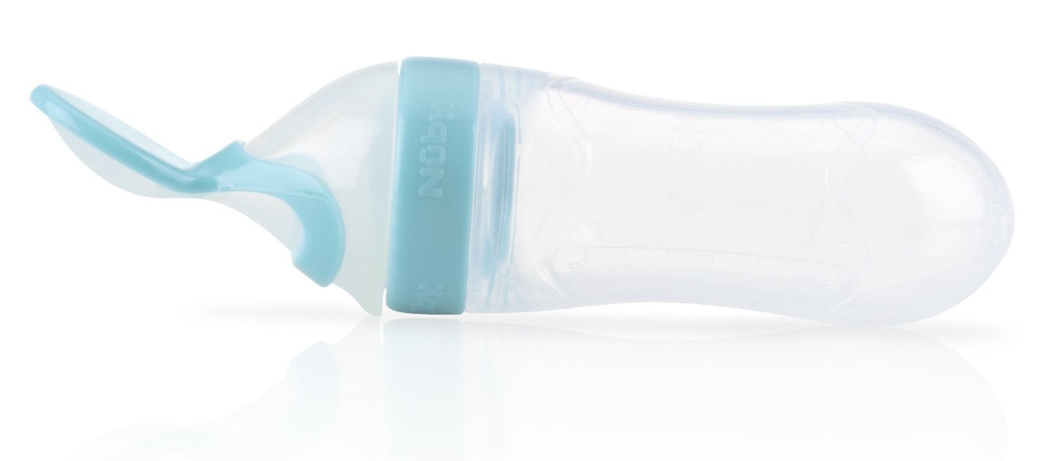 Nuby Garden Fresh Silicone Squeeze Feeder Blue - Walmart.com