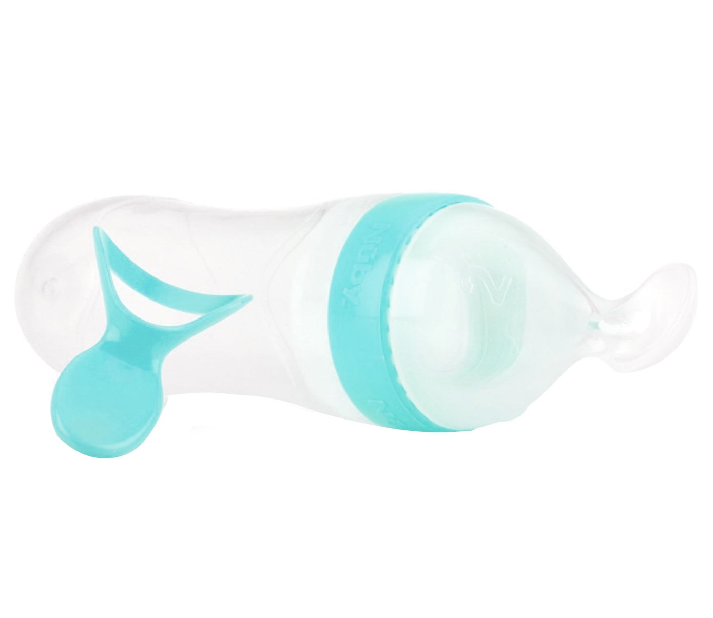 Nuby Garden Fresh Squeeze Feeder - 3 Ounce - Aqua - Walmart.com