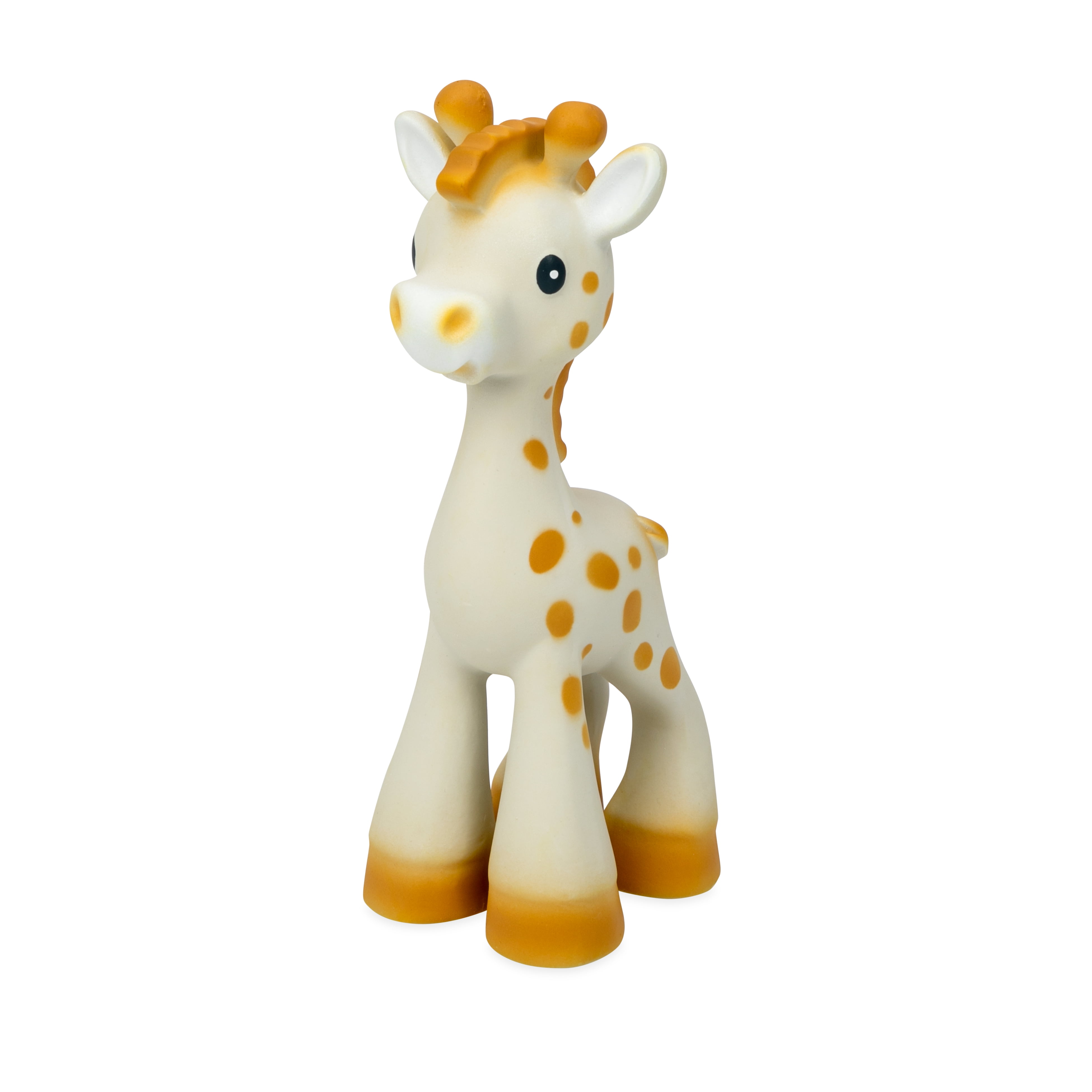Nuby Jackie the Giraffe Natural Rubber Teether for Babies, Yellow ...