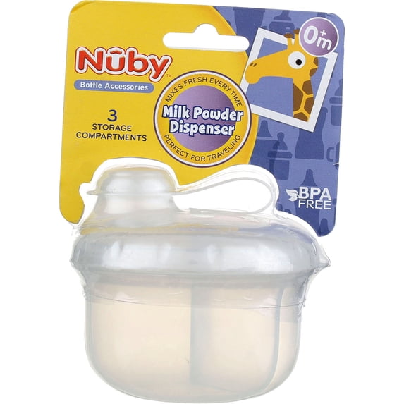 Nuby Milk Powder Dispenser, Suitable for Newborns, Easy Portioning, 0m ...
