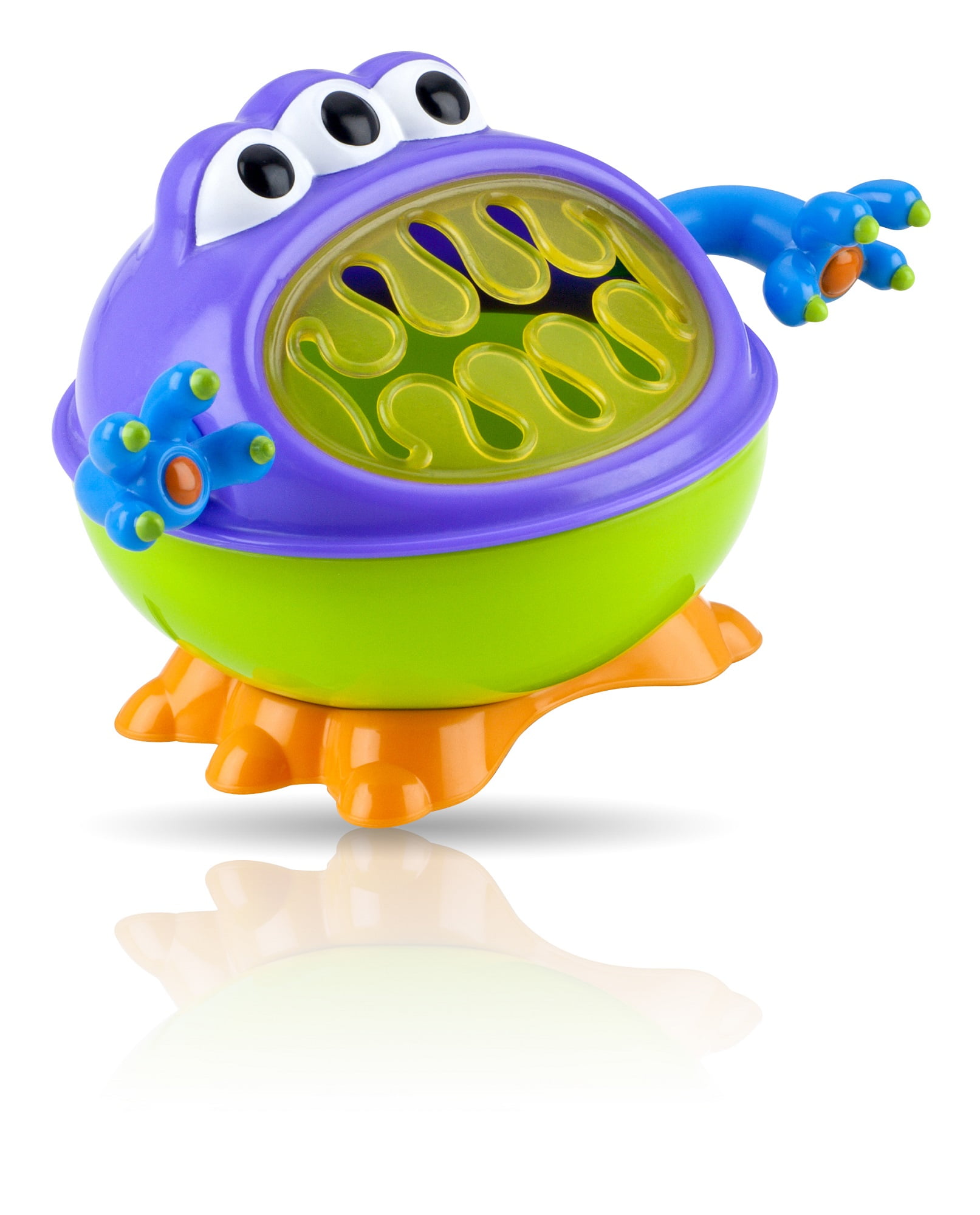 Nuby Toddler Training Monster Snack Keeper, Spill Proof Kids Food ...