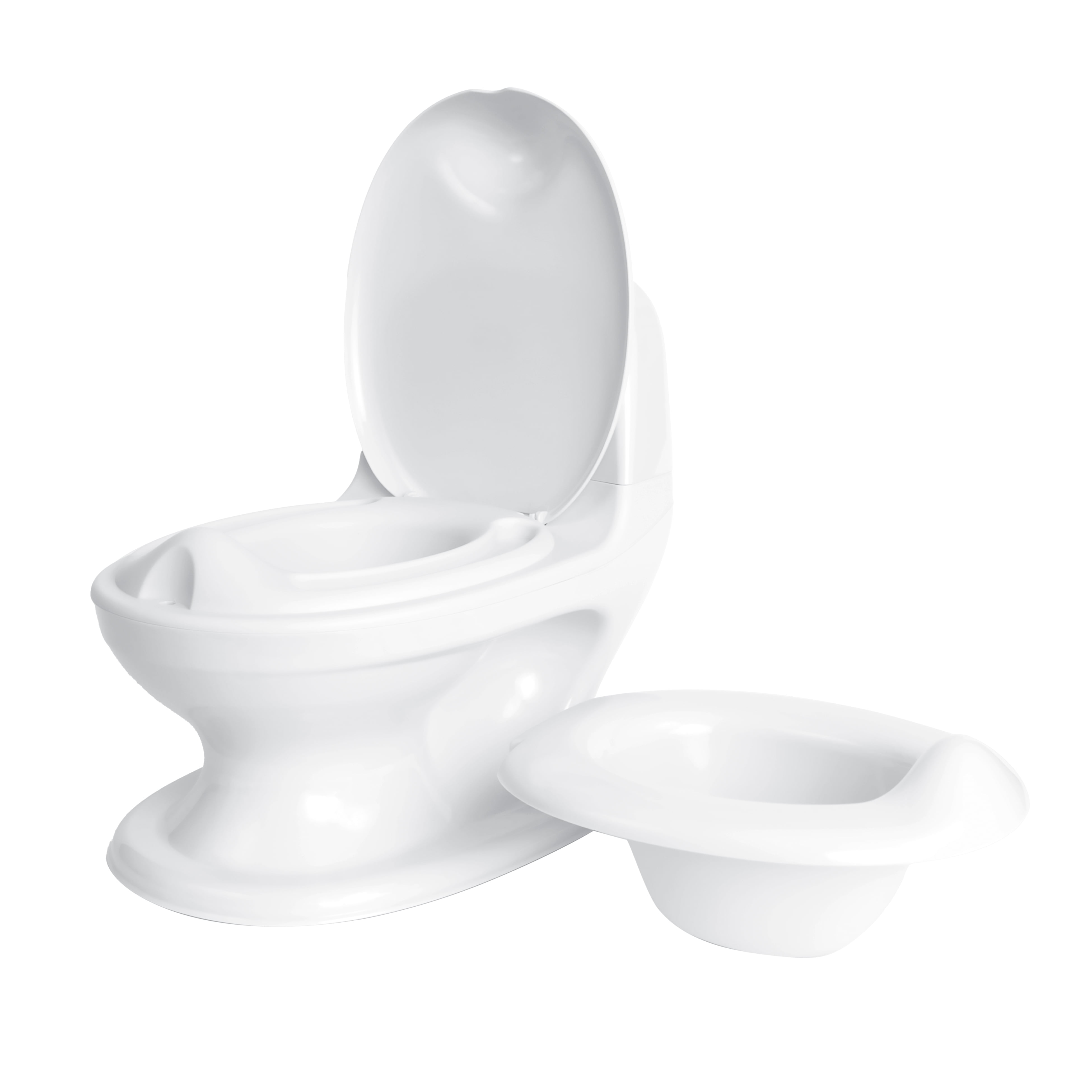 Nuby My Real Potty Training Toilet with Life-like Flush Button and ...