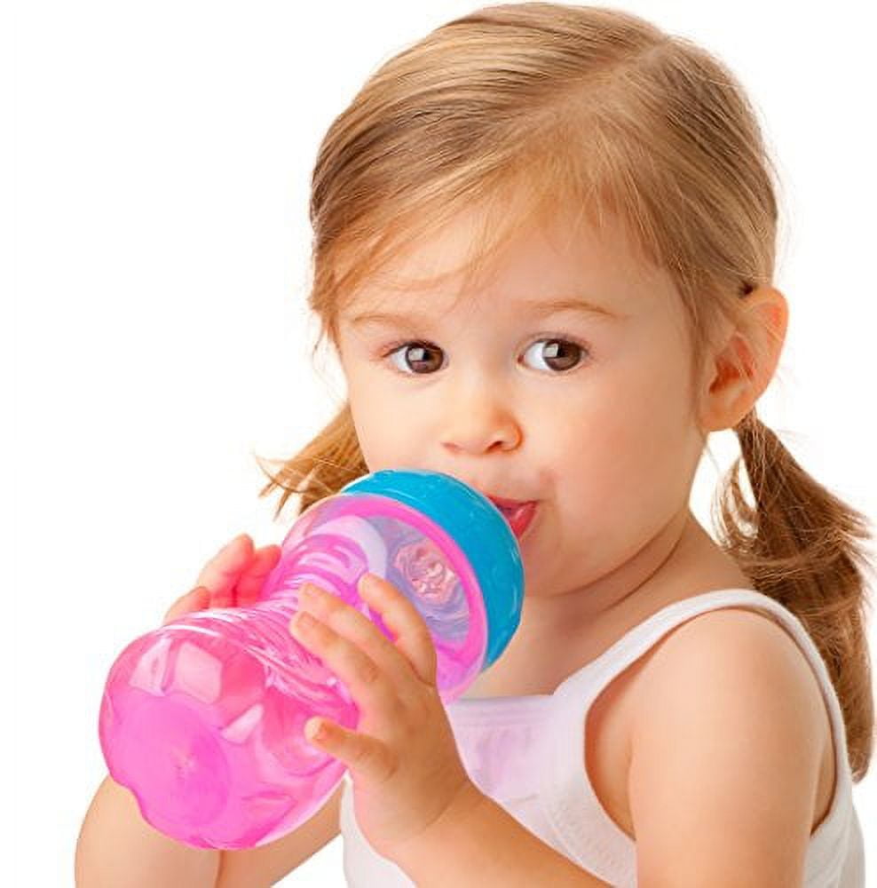 Nuby No-Spill Gripper Cup, Sippy Cup for Baby and Toddler, 10 Ounce ...
