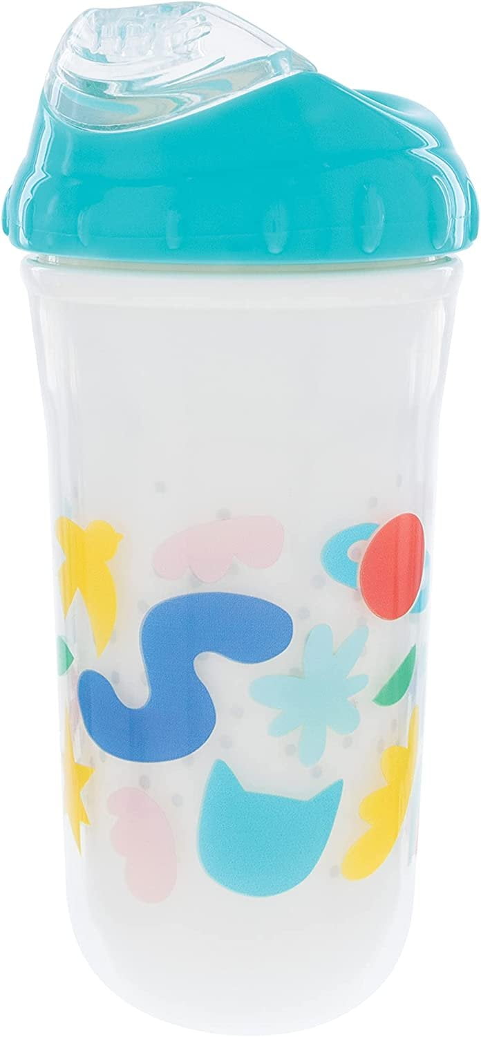 Nuby No-Spill Insulated Cool Sipper, 9 Ounce, White - Walmart.com