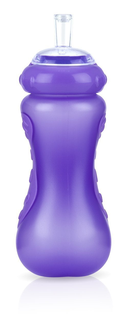 Nuby No Spill Sports Sipper Purple - Walmart.com