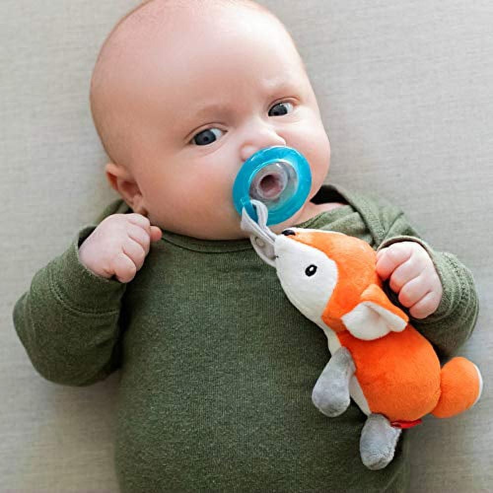 Nuby Soft Plush Pacifinder with Detachable Silicone Pacifier: 0-6 ...