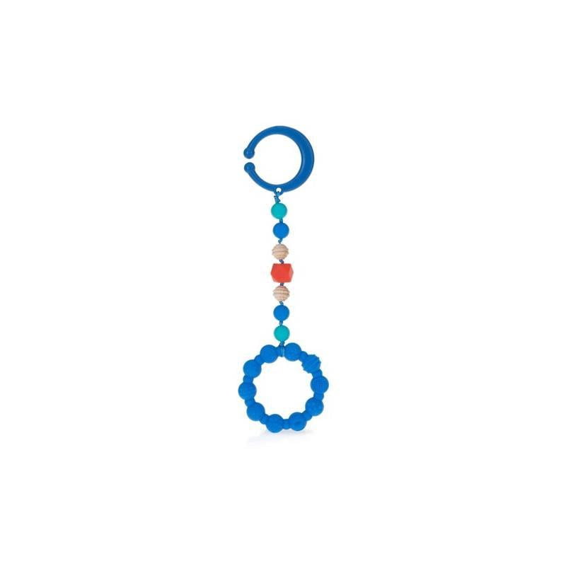 Nuby - Tag a Long Teether Blue - Walmart.com