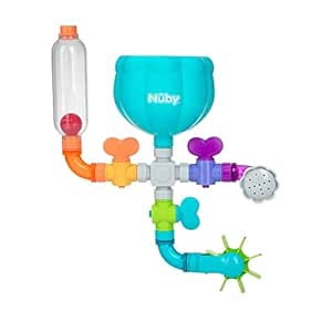 Nuby Wacky Waterworks Pipes Bath Toy - Baby Bathtub Toy with ...