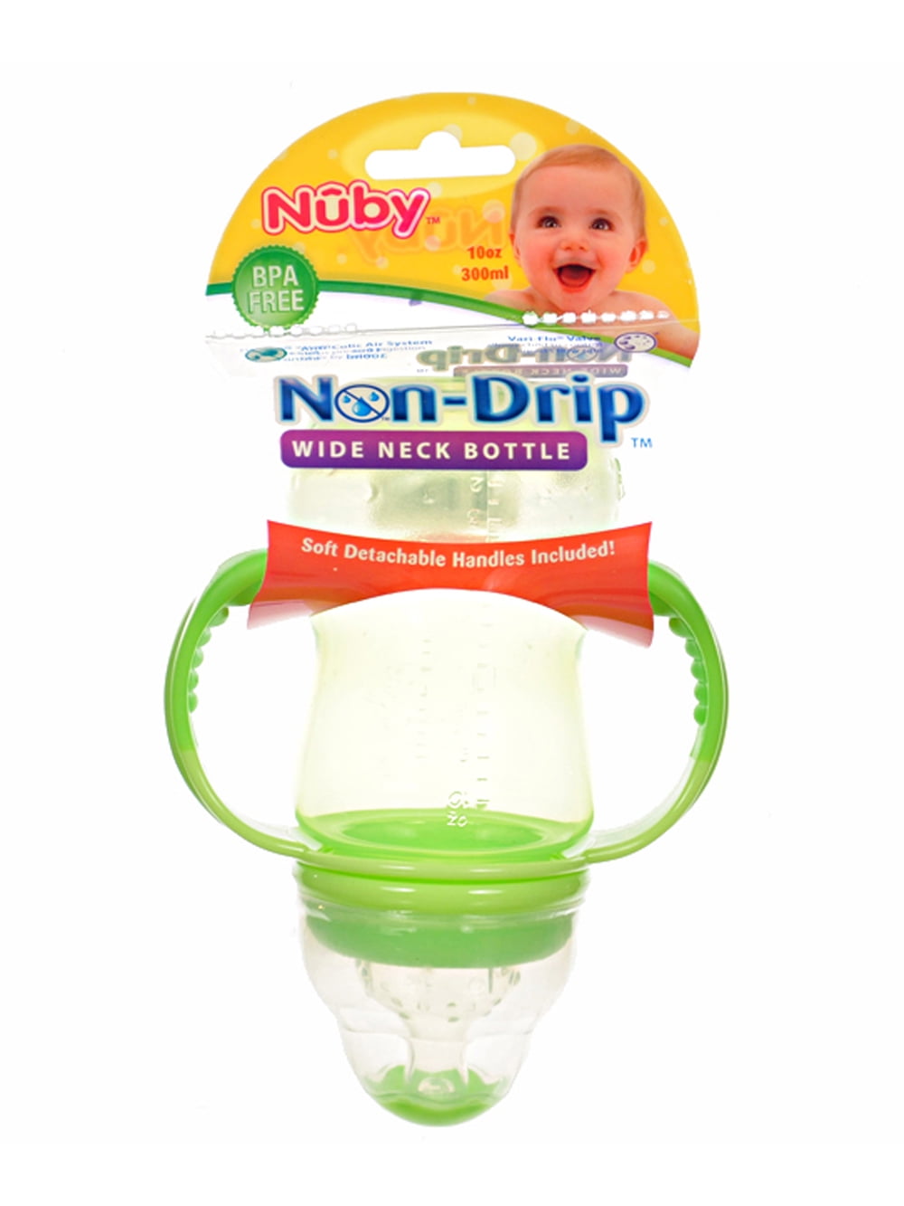 Nuby Wide Neck 3-Stage Nurser Set (8 Oz.) - Walmart.com