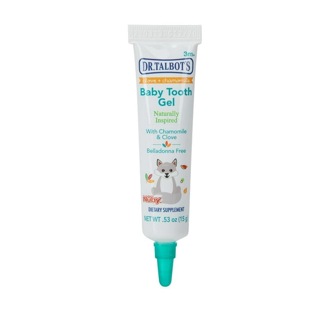 Nuby by Dr. Talbot's Baby Tooth Gel for Sore Gums, Naturally Inspired ...
