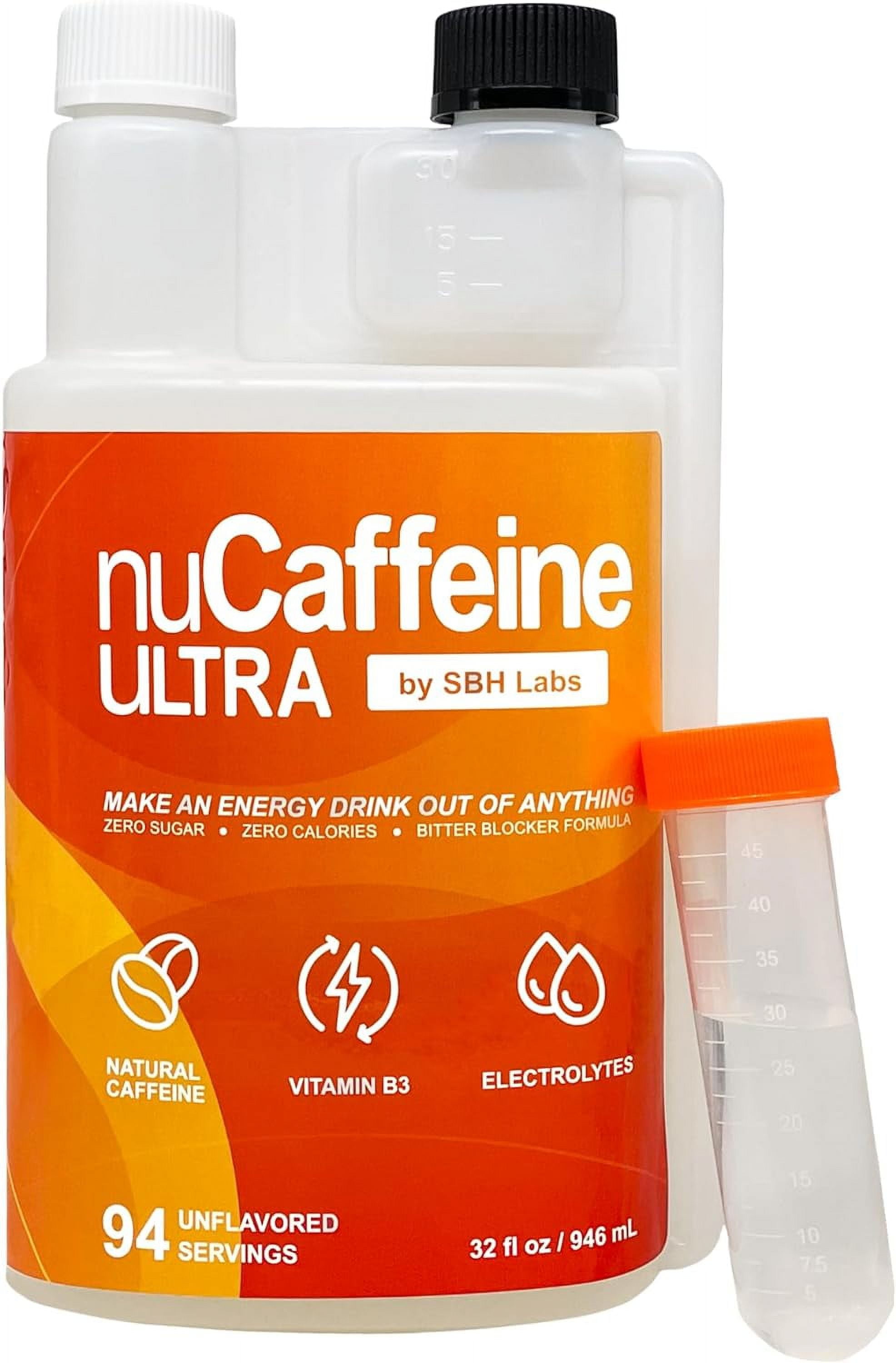 Nucaffeine Ultra | 94 Servings | Caffeine From Coffee Beans + Vitamin ...