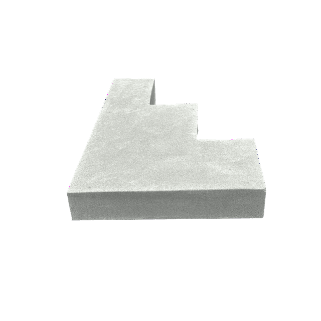 "NuCast Solid Concrete 4-Step Risers, 4"" Elevator (Pair) - Steps Sold ...