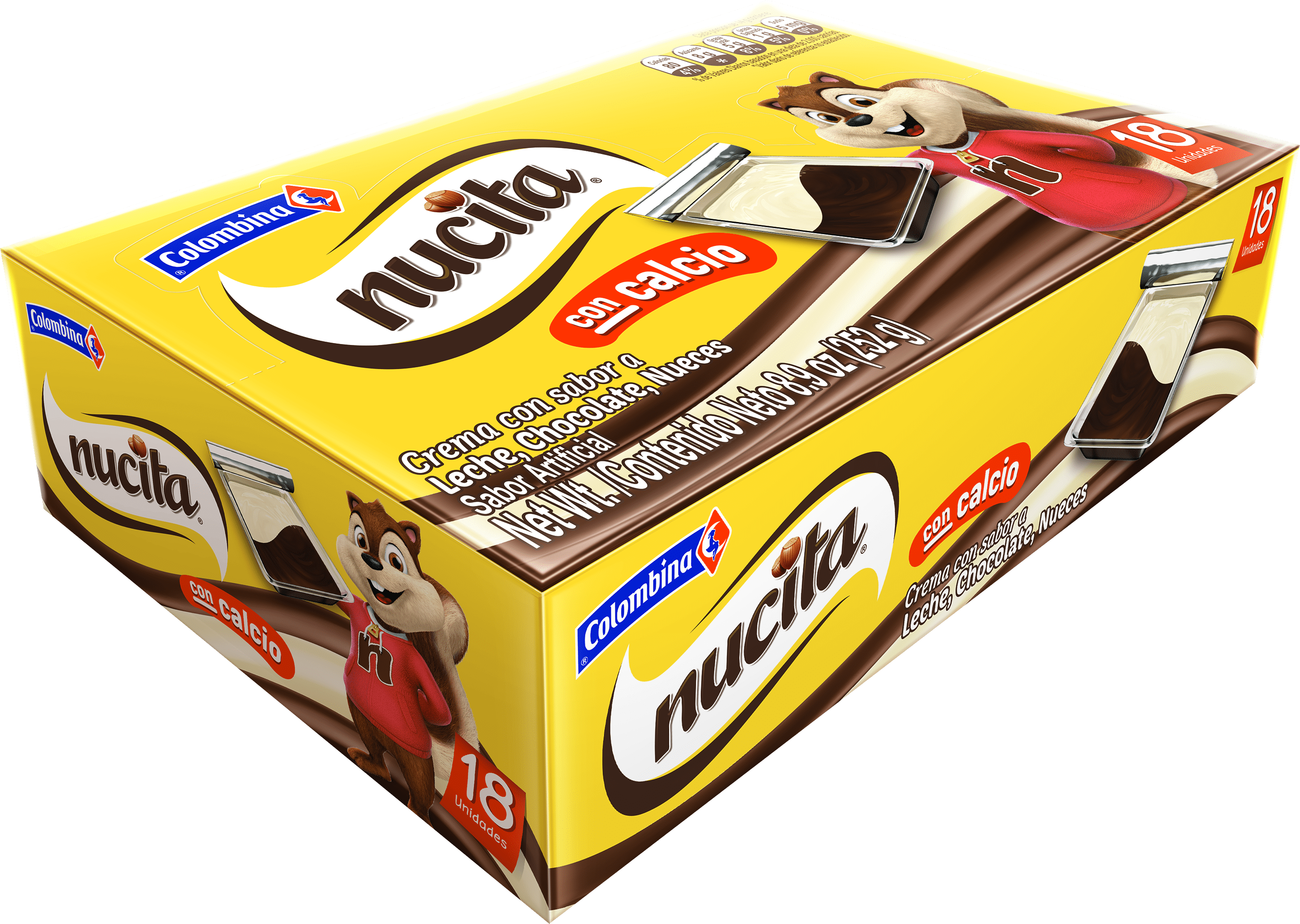 PR Nucita Bicolor 18 count Hazelnut Cream 8.9oz - Walmart.com