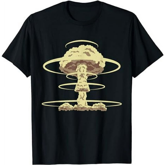 Nuclear Bomb Explosion Atomic Bomb Mushroom Cloud Power T-Shirt ...
