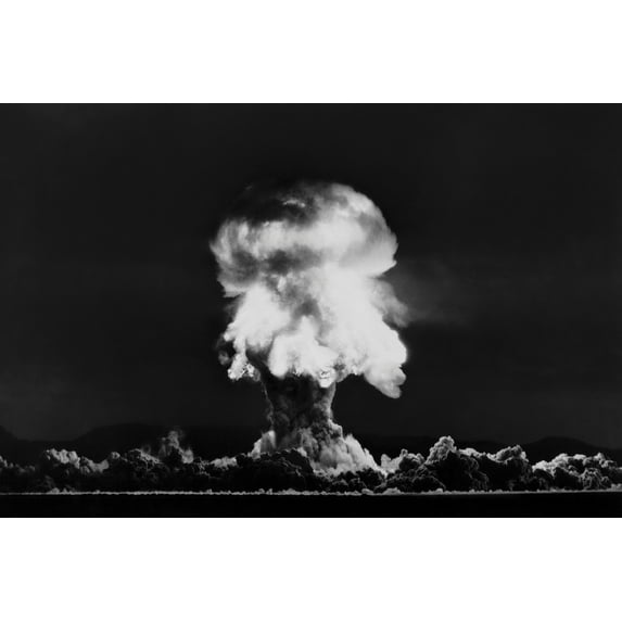 Nuclear Bomb Explosion Nevada Test July 1957 Photo Photograph Cool Wall ...