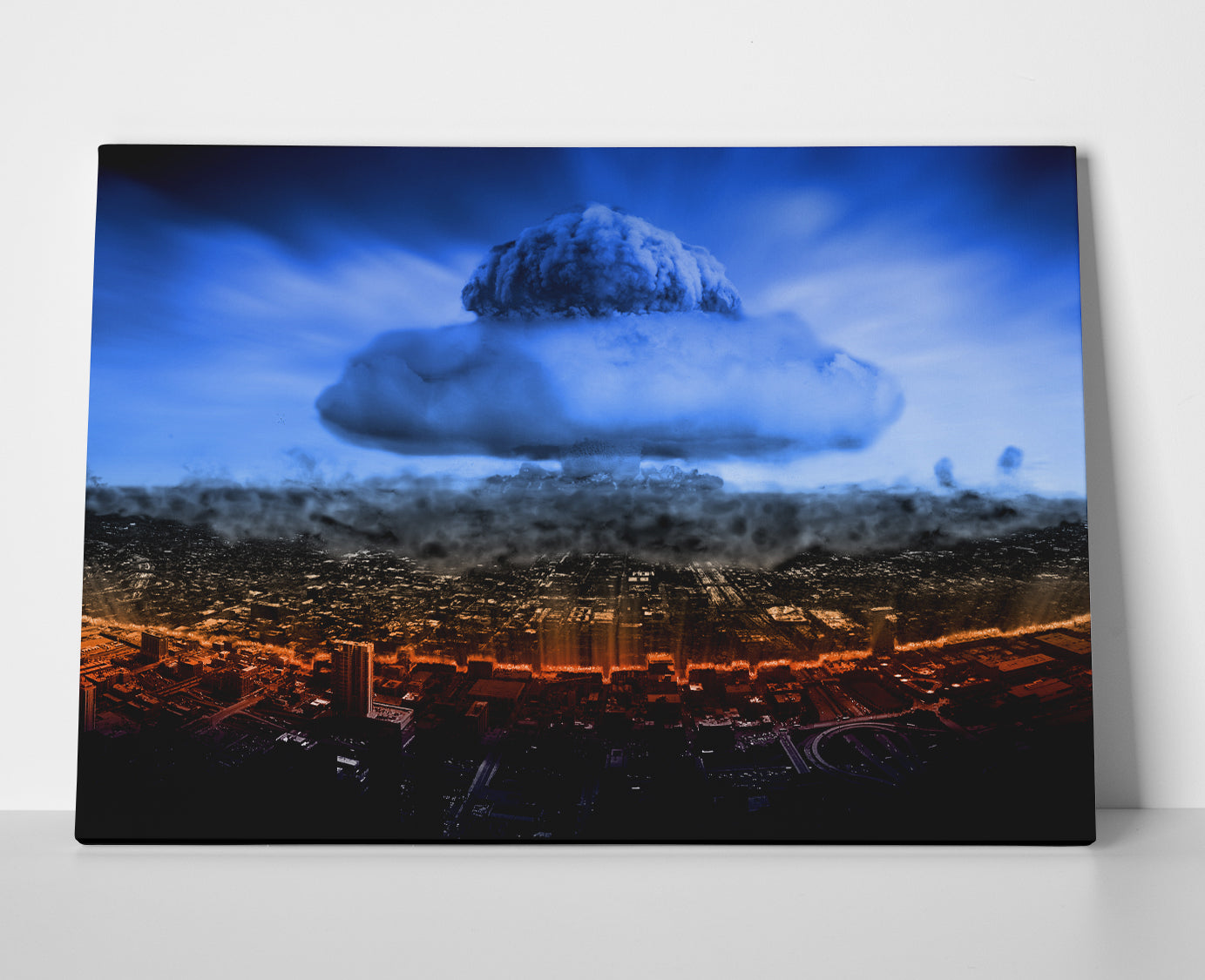 Nuclear Bomb Poster or Wrapped Canvas - Walmart.com
