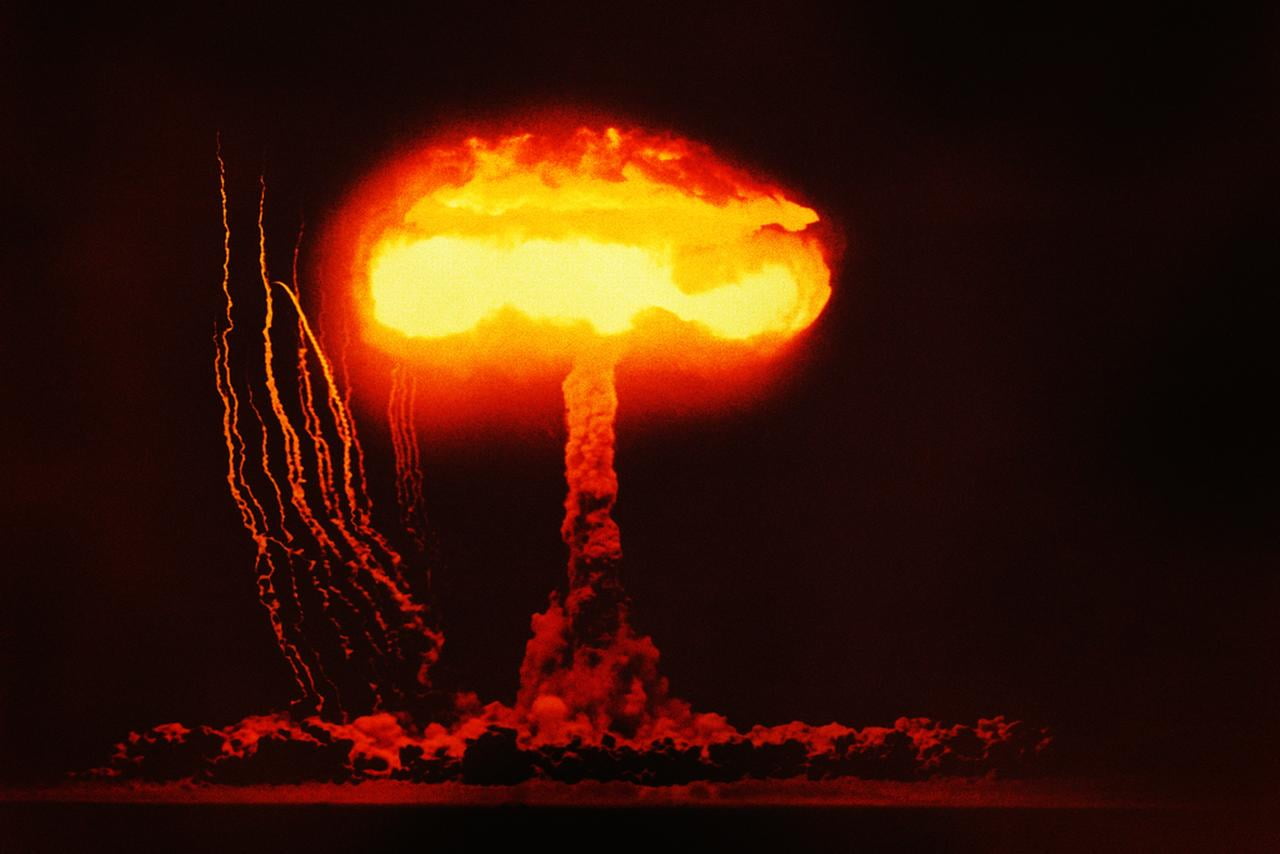 Nuclear Bomb Test Nevada Desert June 4 1953 Photo Photograph Cool Wall ...