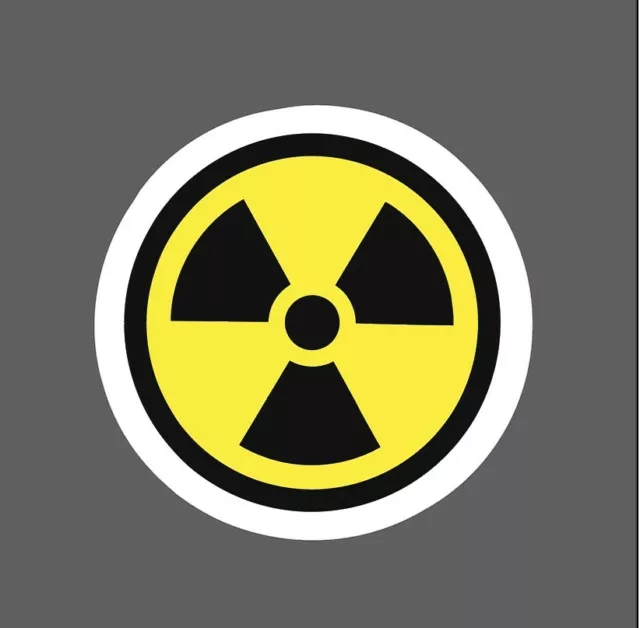Nuclear Danger Sticker Caution Waterproof Sticker Phone Decal Water ...