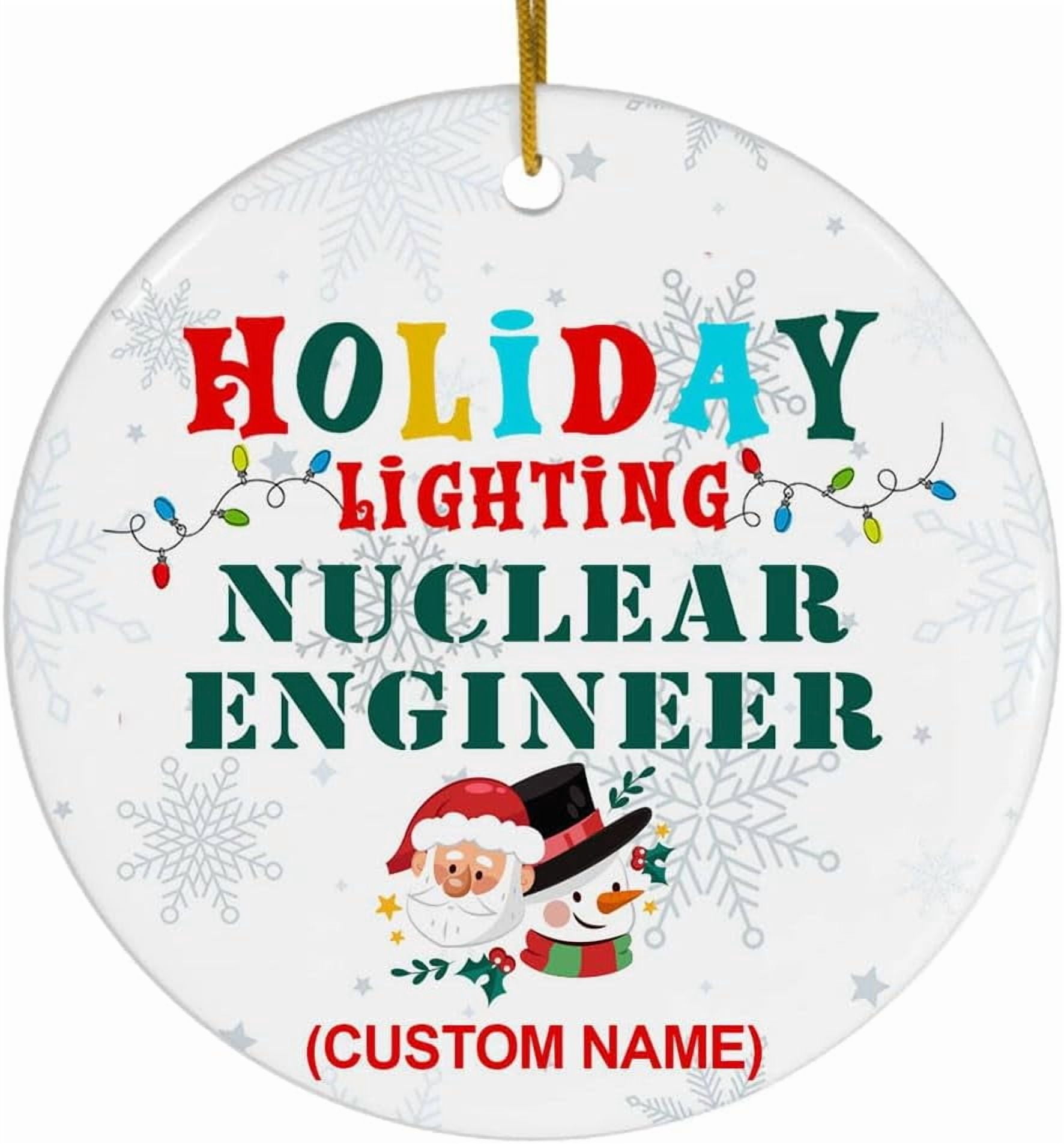 Nuclear Engineer Christmas Ornaments 2025 for Women Friendship ...