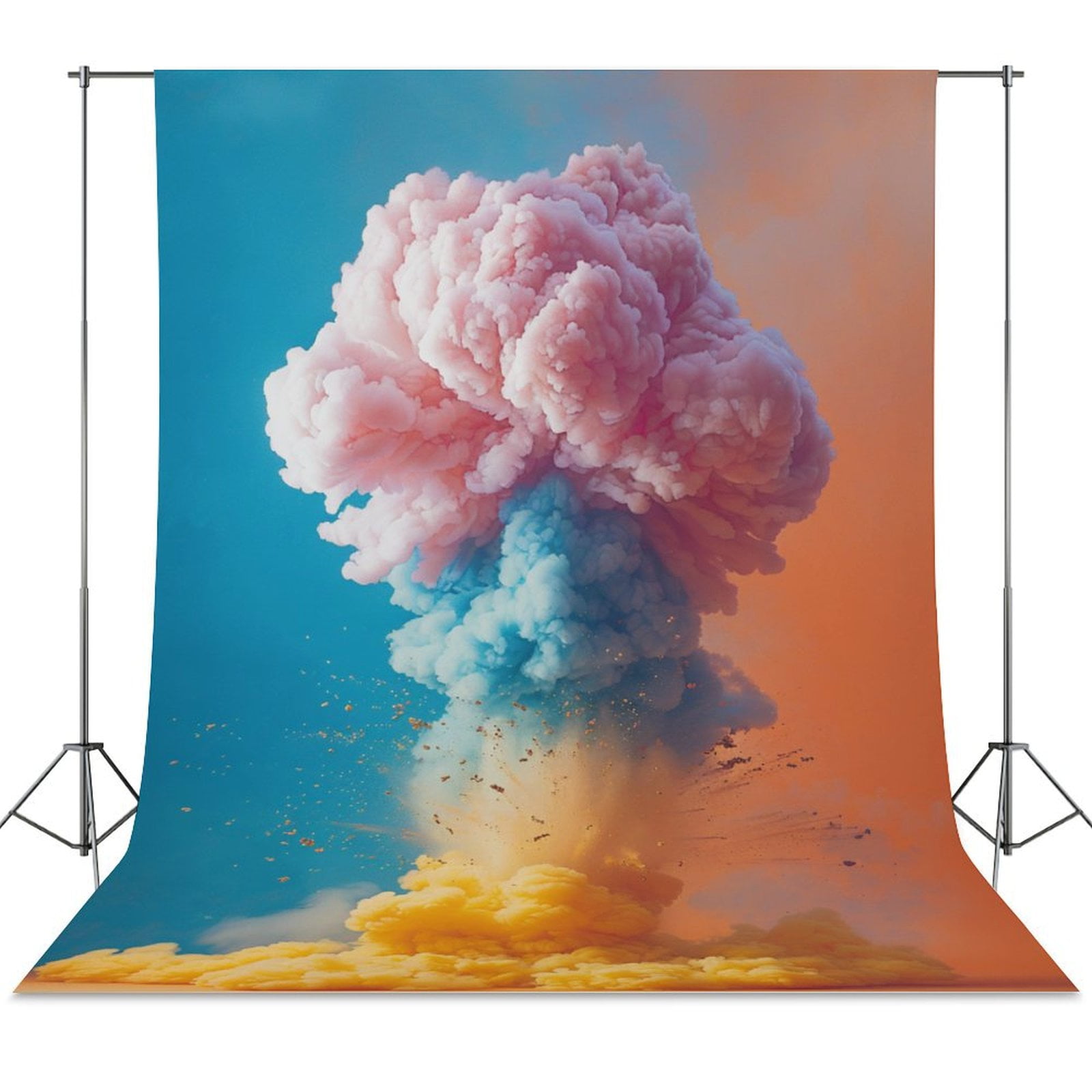Nuclear Mushroom Cloud Backdrops for Photography for Party Backdrop ...