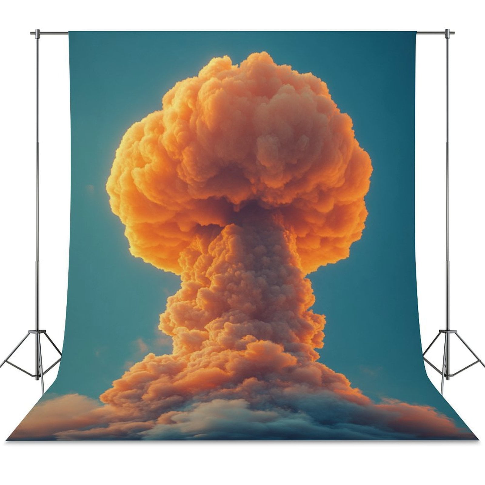 Nuclear Mushroom Cloud Backdrops for Photography for Party Backdrop ...