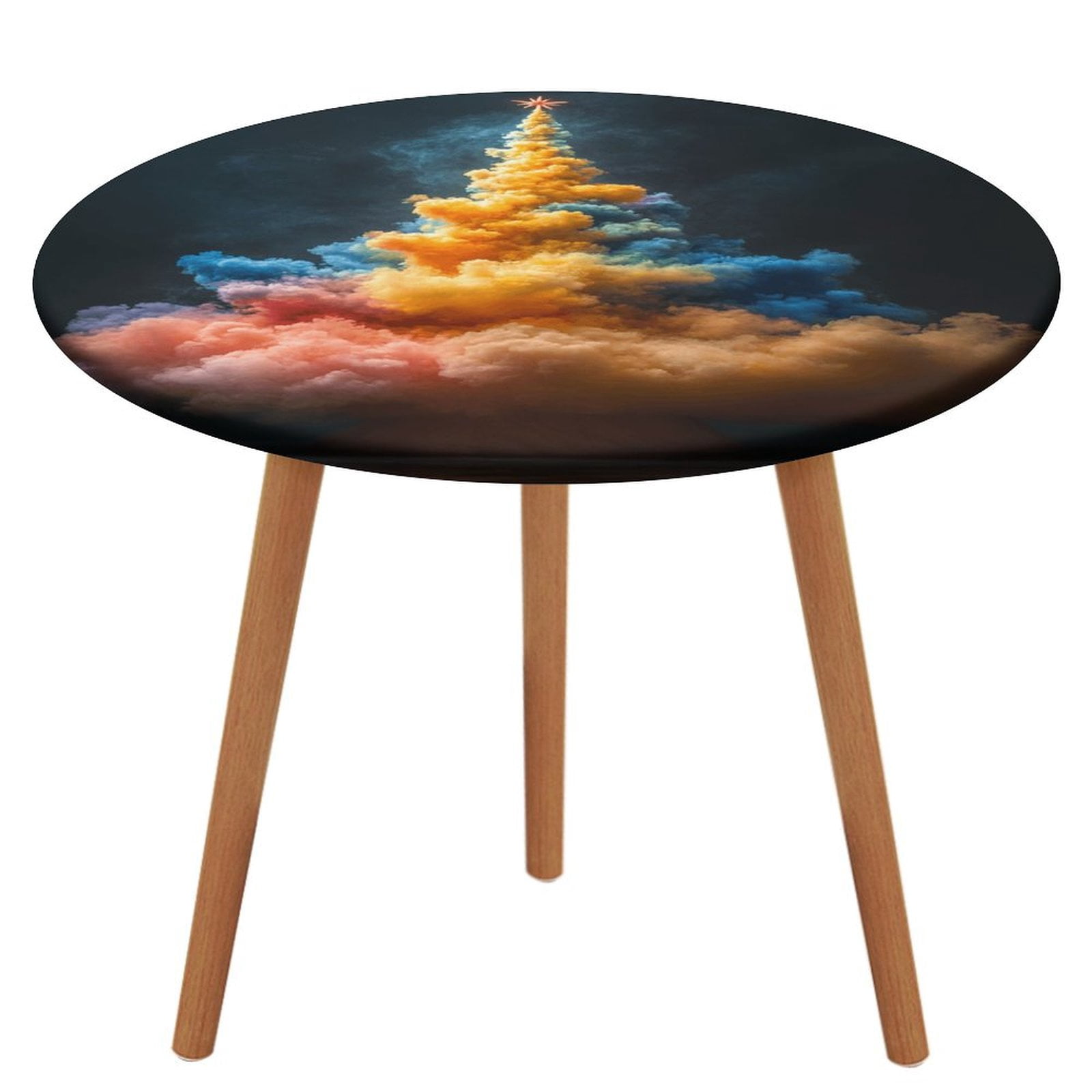 Nuclear Mushroom Cloud Fitted Table Cover - Waterproof Elastic Edged ...