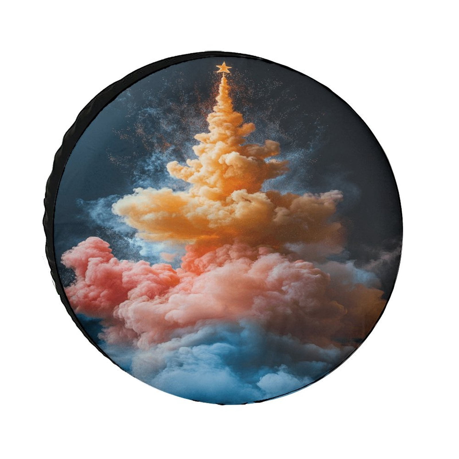 Nuclear Mushroom Cloud Spare Tire Cover, Universal Wheel Tire Cover ...